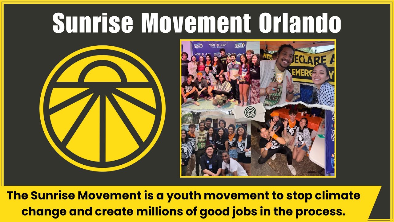 Sunrise Movement Orlando: GenZ Climate Organizing - YouTube