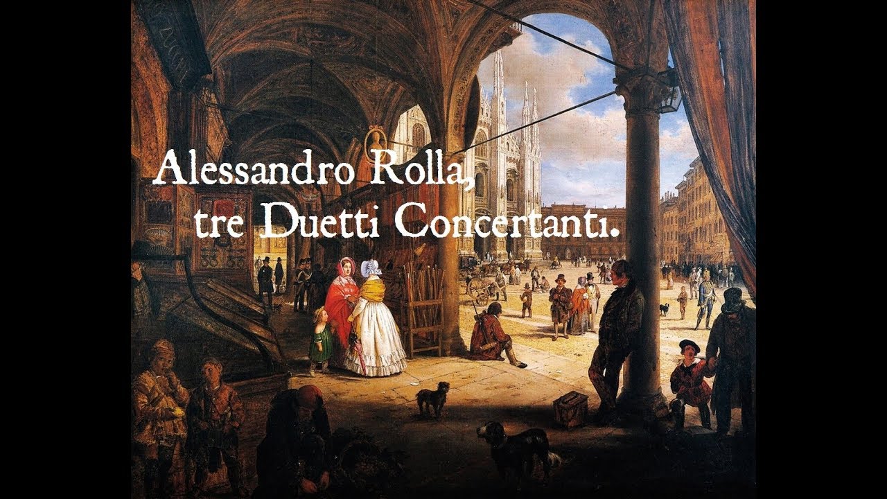 Alessandro Rolla, Duetto Concertante n.3, first mov. - YouTube