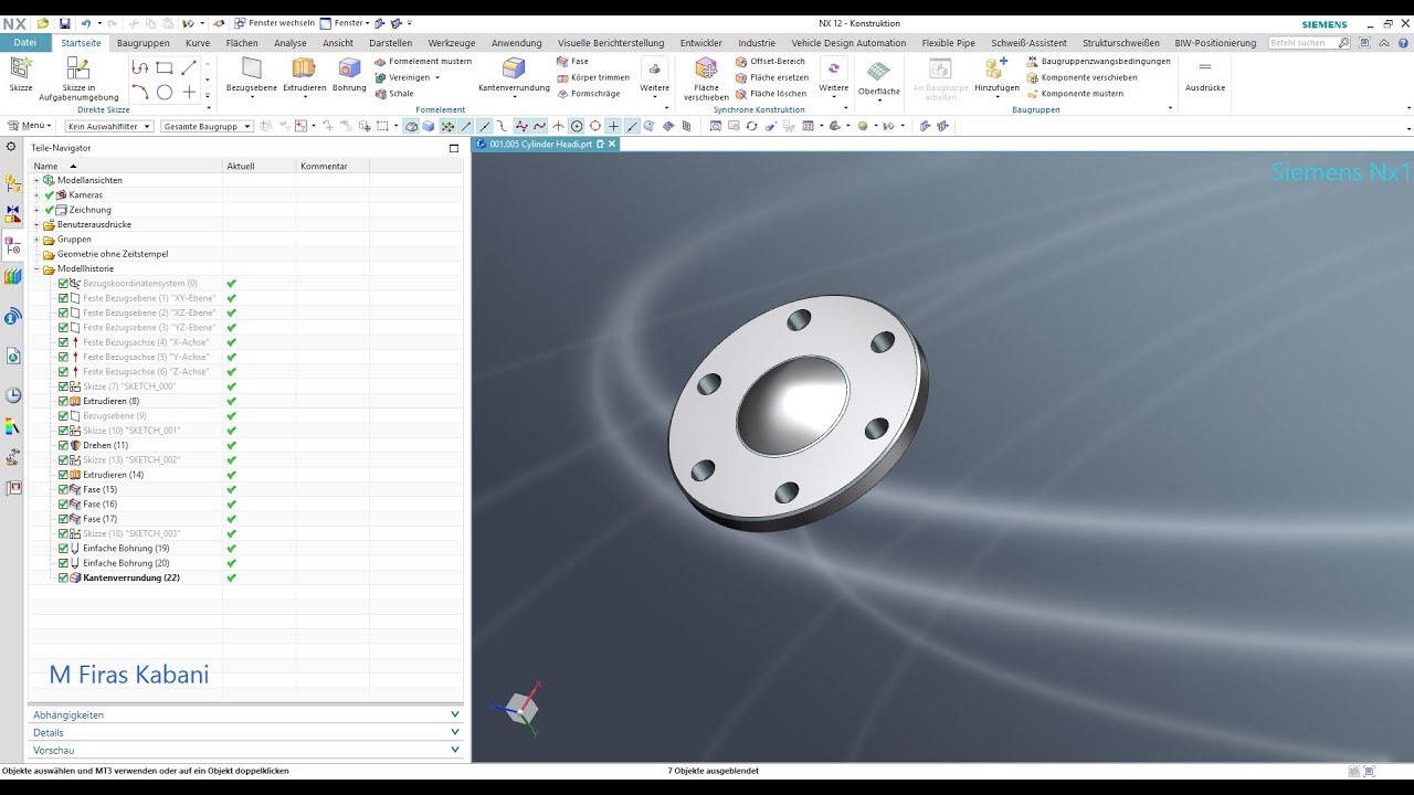 Design Cylinder Head through Siemens NX - YouTube