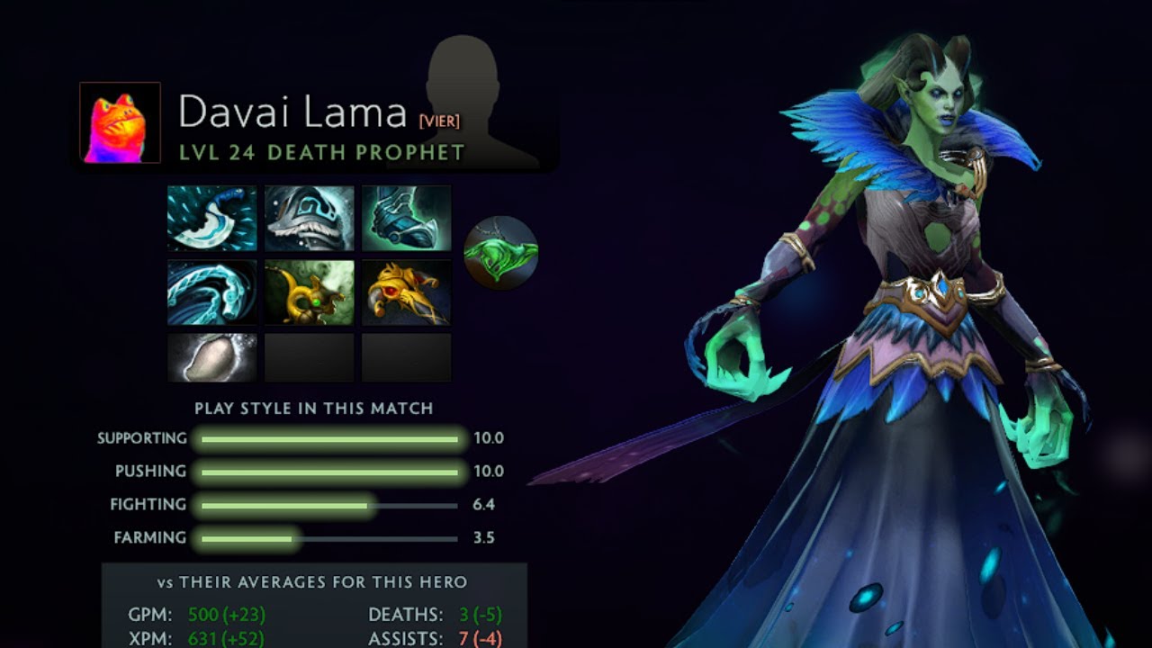 Dota 2 Replay 7.32D Davai Lama's Death Prophet Ancient Tribe vs D2 ...