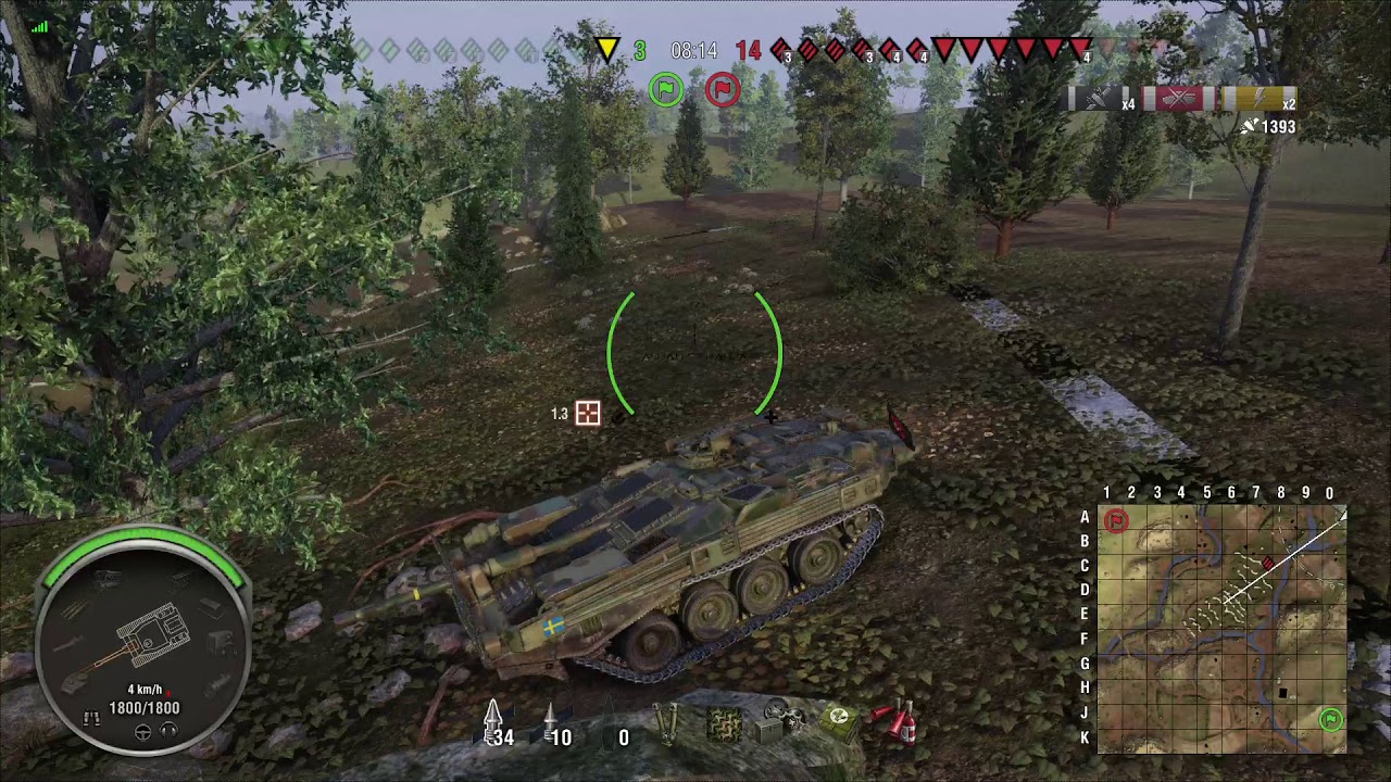 World of Tanks - strv 103b camouflage - YouTube