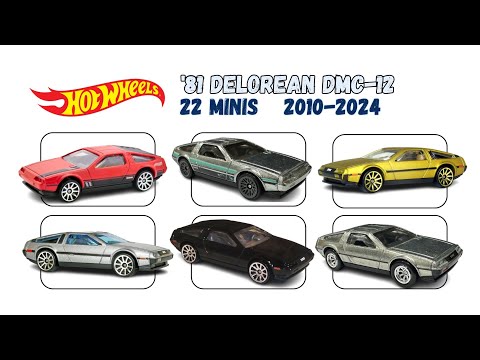 HOT WHEELS '81 DELOREAN DMC-12 (22 MINIS)