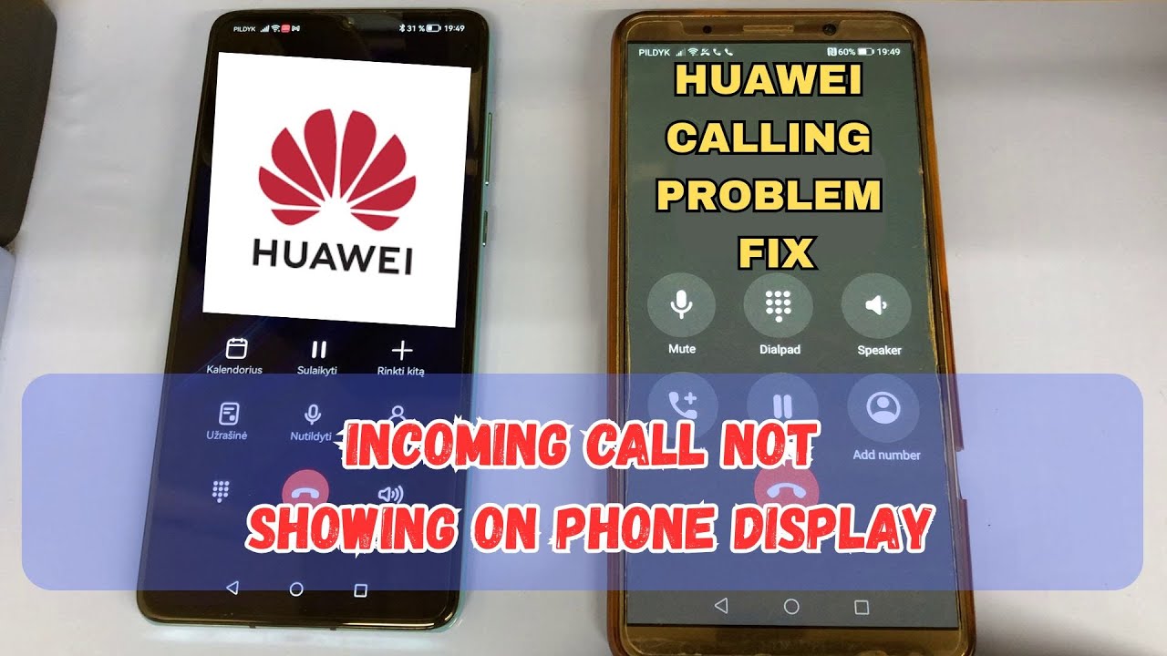 Huawei Calling Problem Fix - YouTube