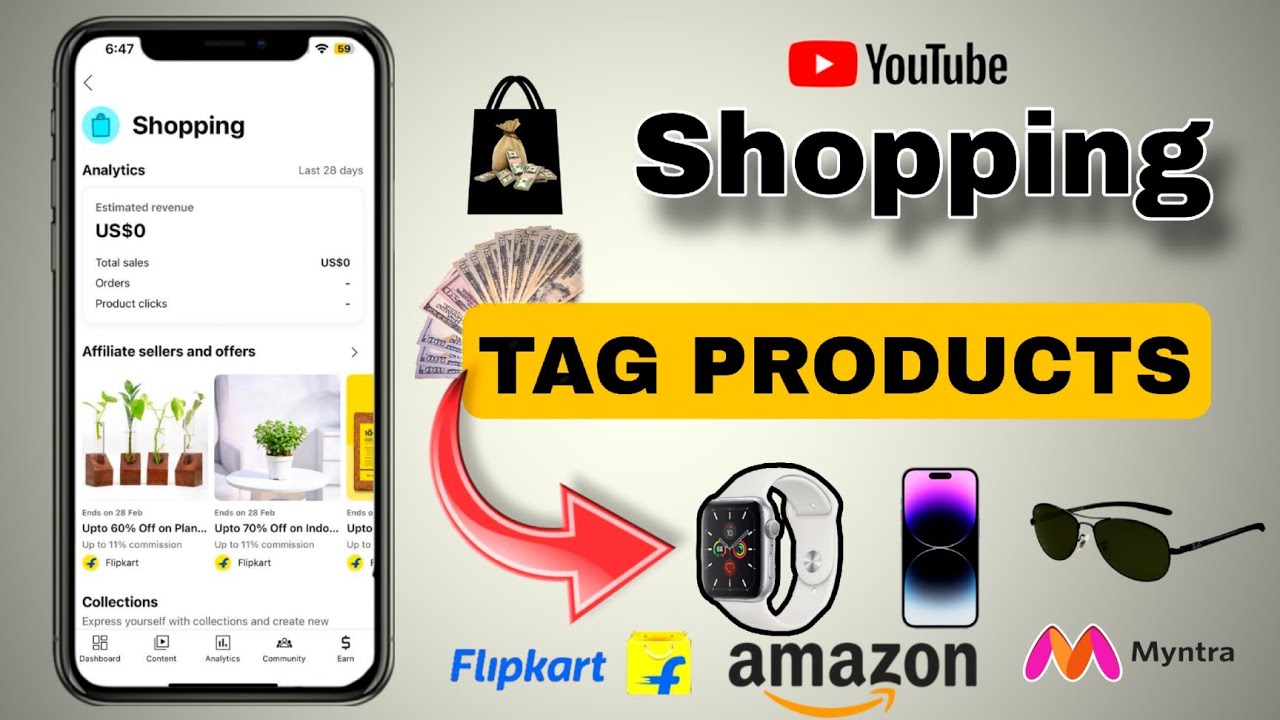 Shopping YouTube Affiliate Program join || YouTube Shopping Feature ...