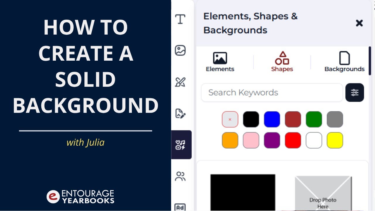 How to Create Solid Backgrounds - YouTube