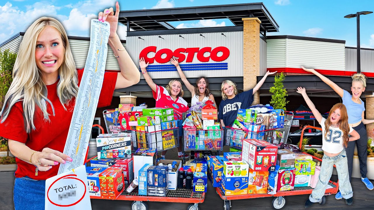 GROCERY SHOPPING for an ENTIRE YEAR! COSTCO HAUL!! - YouTube