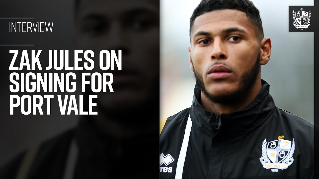 Zak Jules on signing for Vale and what supporters can expect from him ...