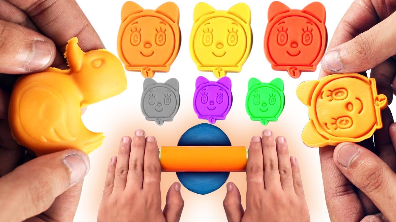 Learn Different Colors with Play Doh Ducks for Kids - YouTube