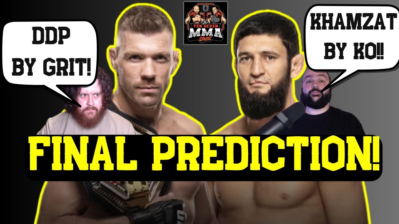 DDP vs. KHAMZAT: Final Prediction!! MMA Joey vs. MMA Guru! - YouTube