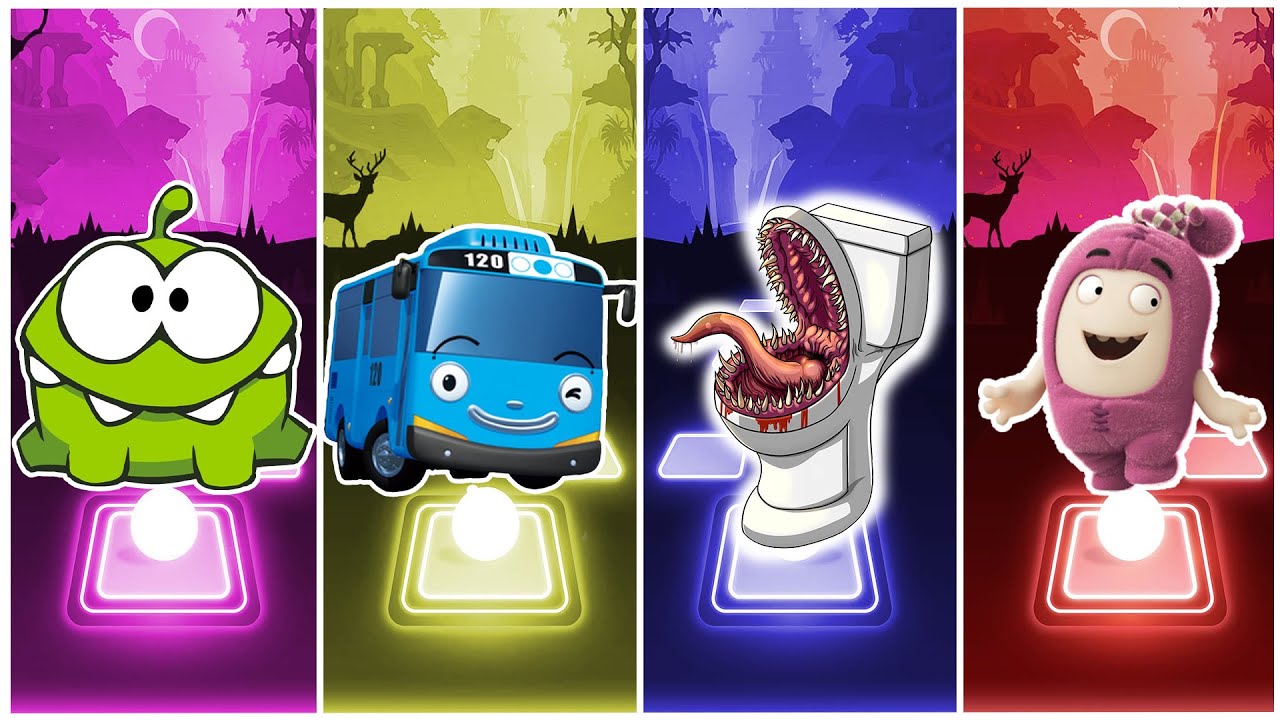 OM NOM 🆚 Tayo The Little Bus 🆚 Toilet Eater 🆚 ODDBODS - YouTube