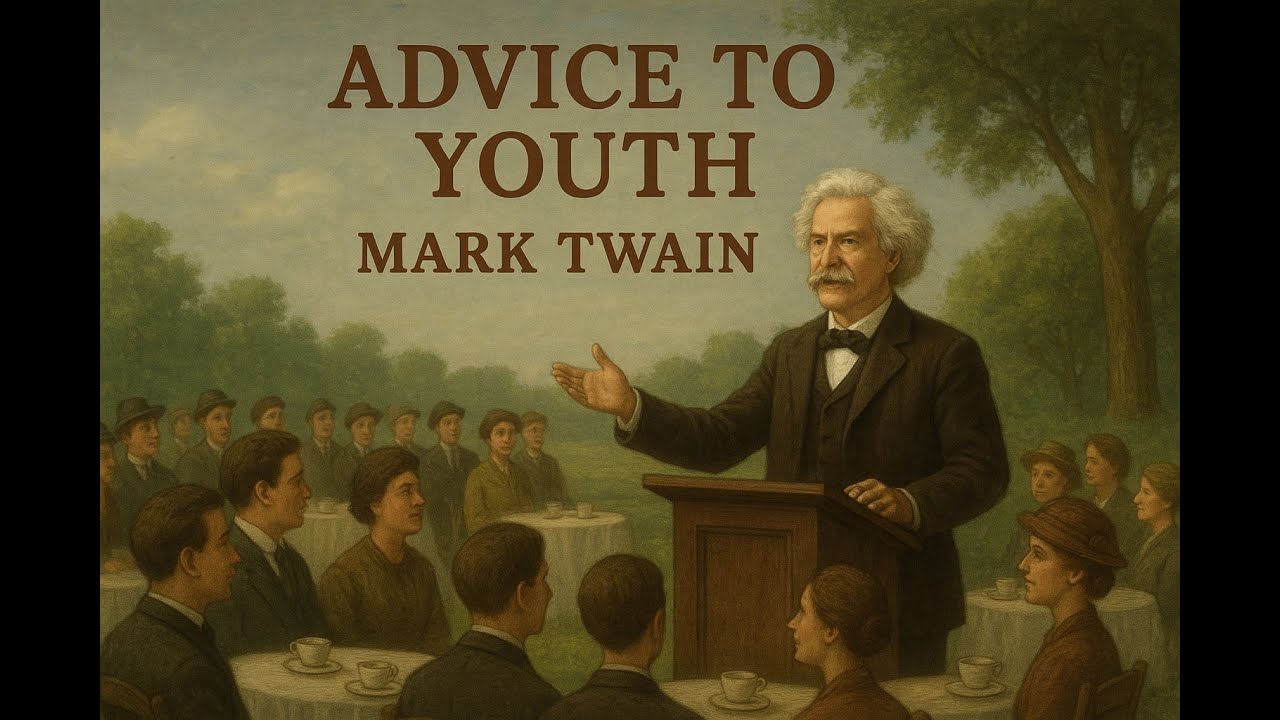 🎧 Advice to Youth — Mark Twain | Short Audiobook (Witty Satire) - YouTube