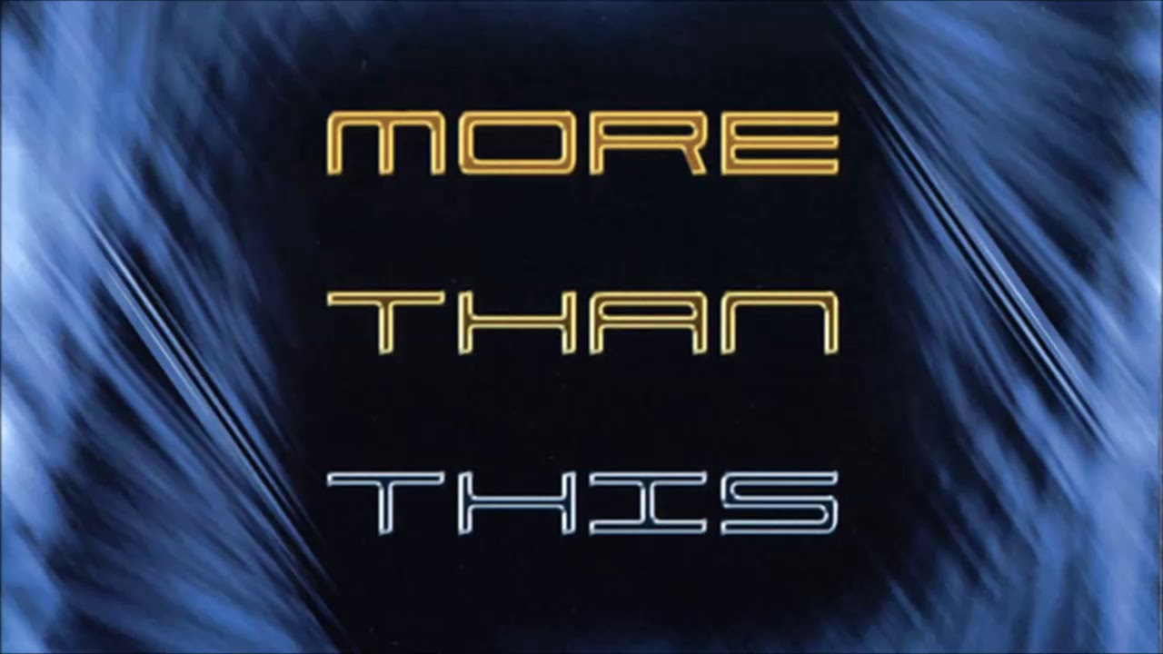 Jimmy Gomma - More Than This (Extended Mix) (2002) - YouTube