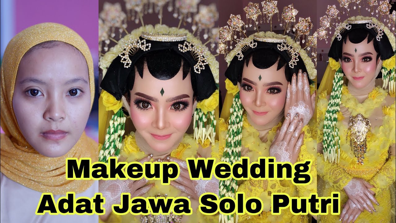TUTORIAL MAKEUP WEDDING SOLO PUTRI ( RINDY COMEBACK ) - YouTube