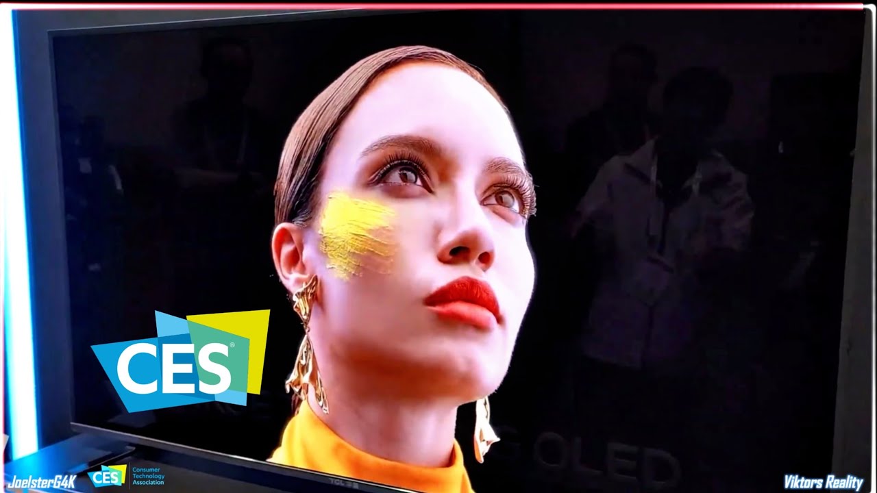 TCL 65" 8K Inkjet Printing OLED Display + 4k Glossy OLED Monitor CES ...