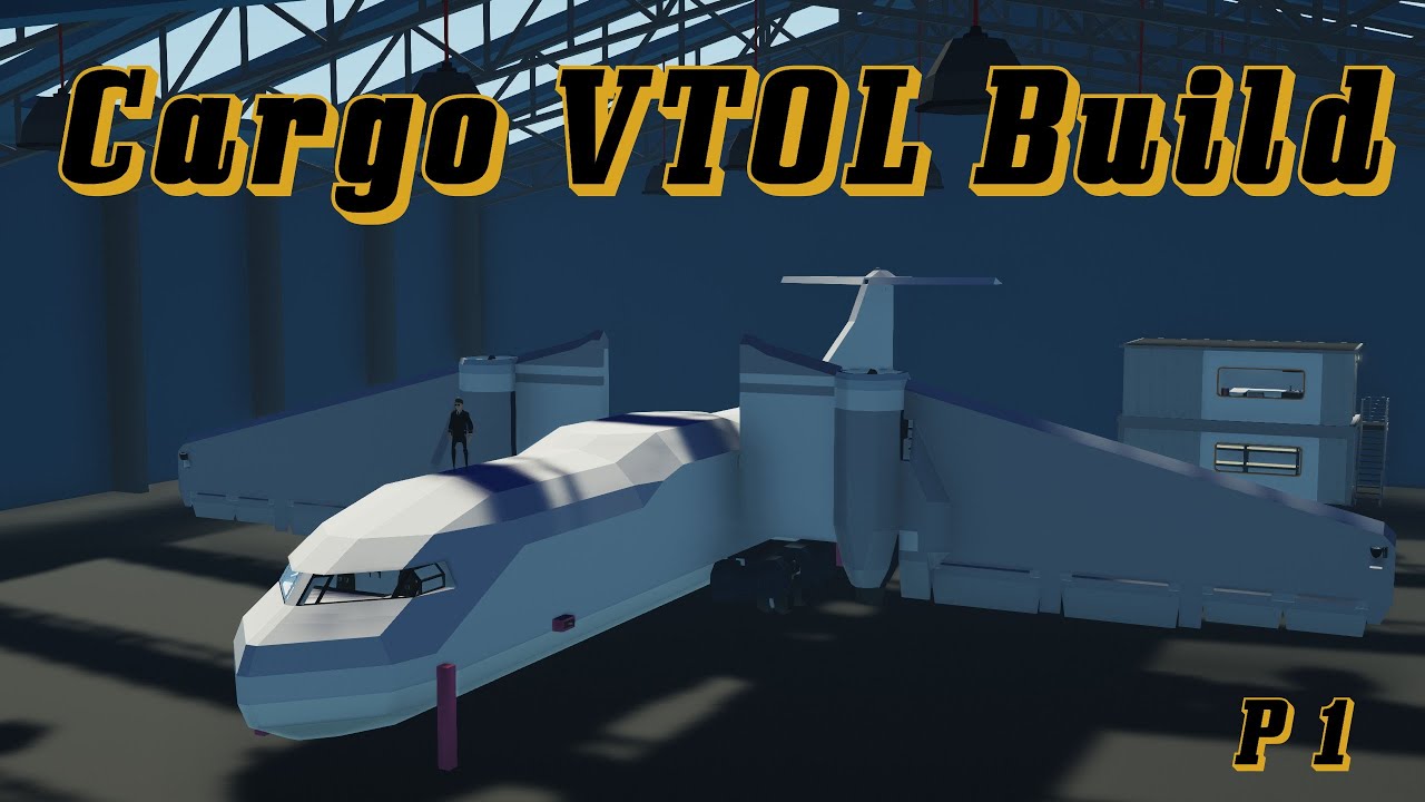 Stormworks: VTOL Cargo JET Build - YouTube