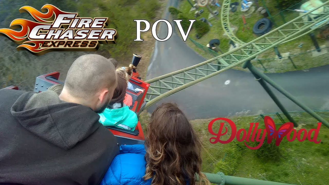 Fire Chaser Express POV At Dollywood - YouTube