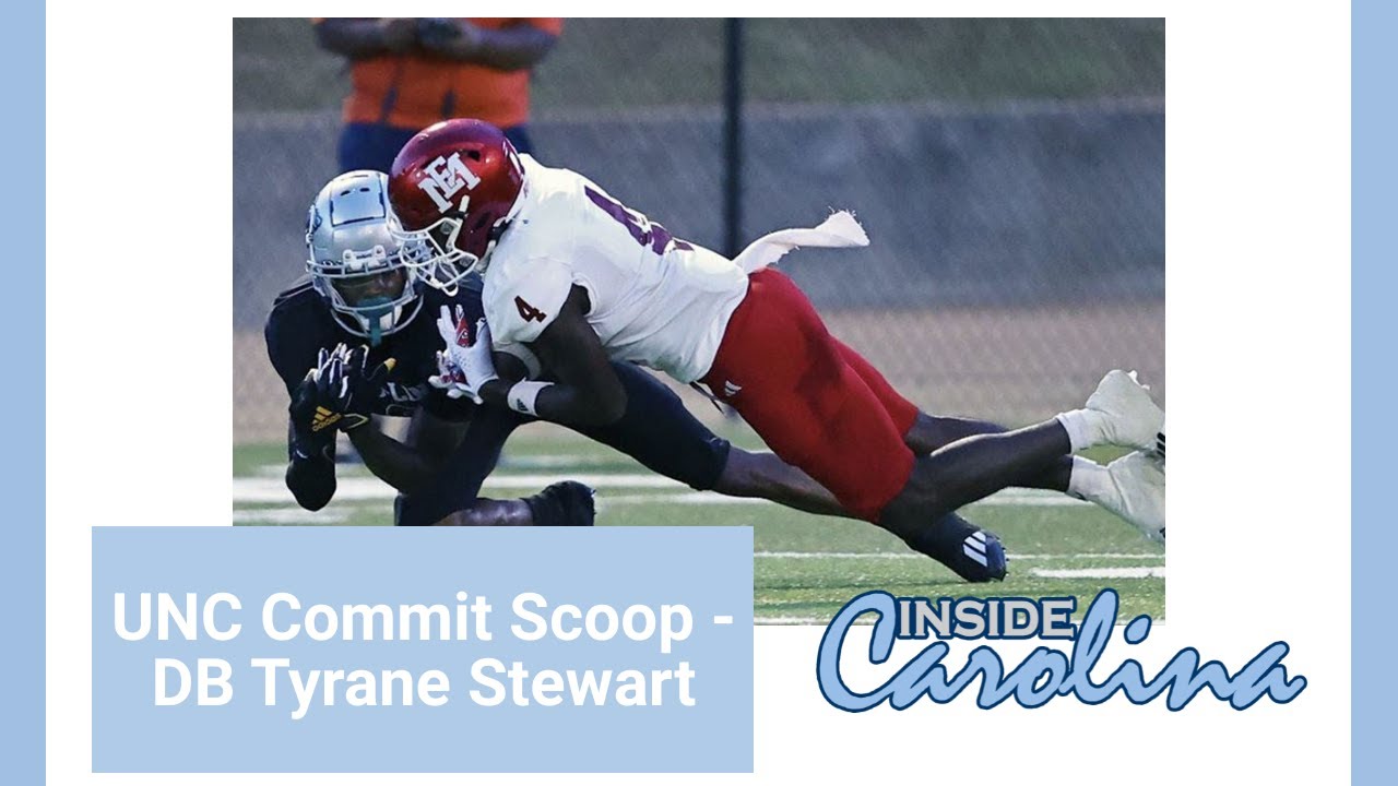UNC Commit Scoop: DB Tyrane Stewart | Inside Carolina - YouTube
