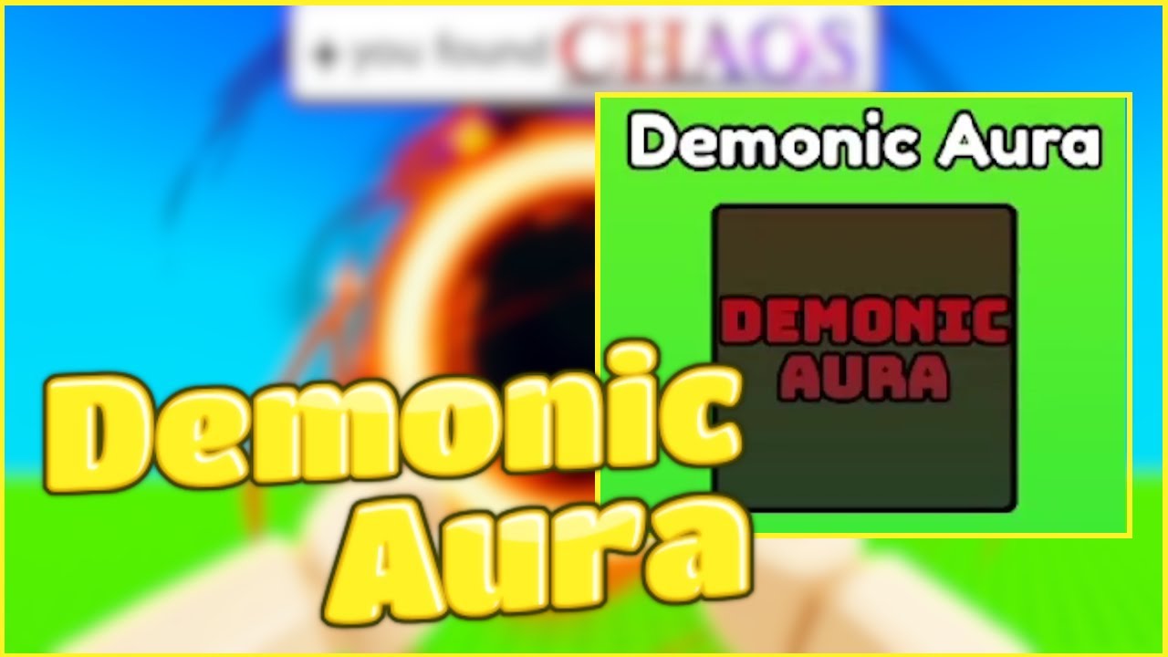 How to find the Demonic Aura - Roblox - Find the Auras! - YouTube