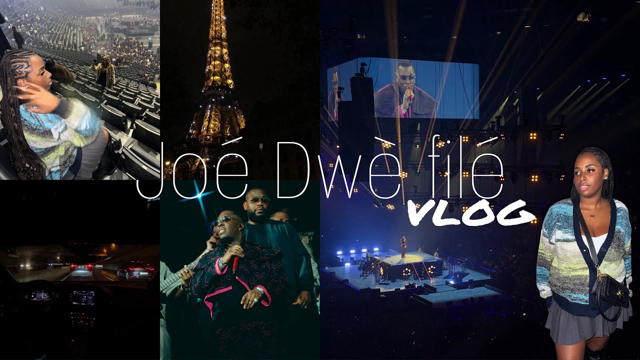 VLOG : Mon week-end à Paris + Concert de Joé Dwèt Filé 🧸🤍 - YouTube