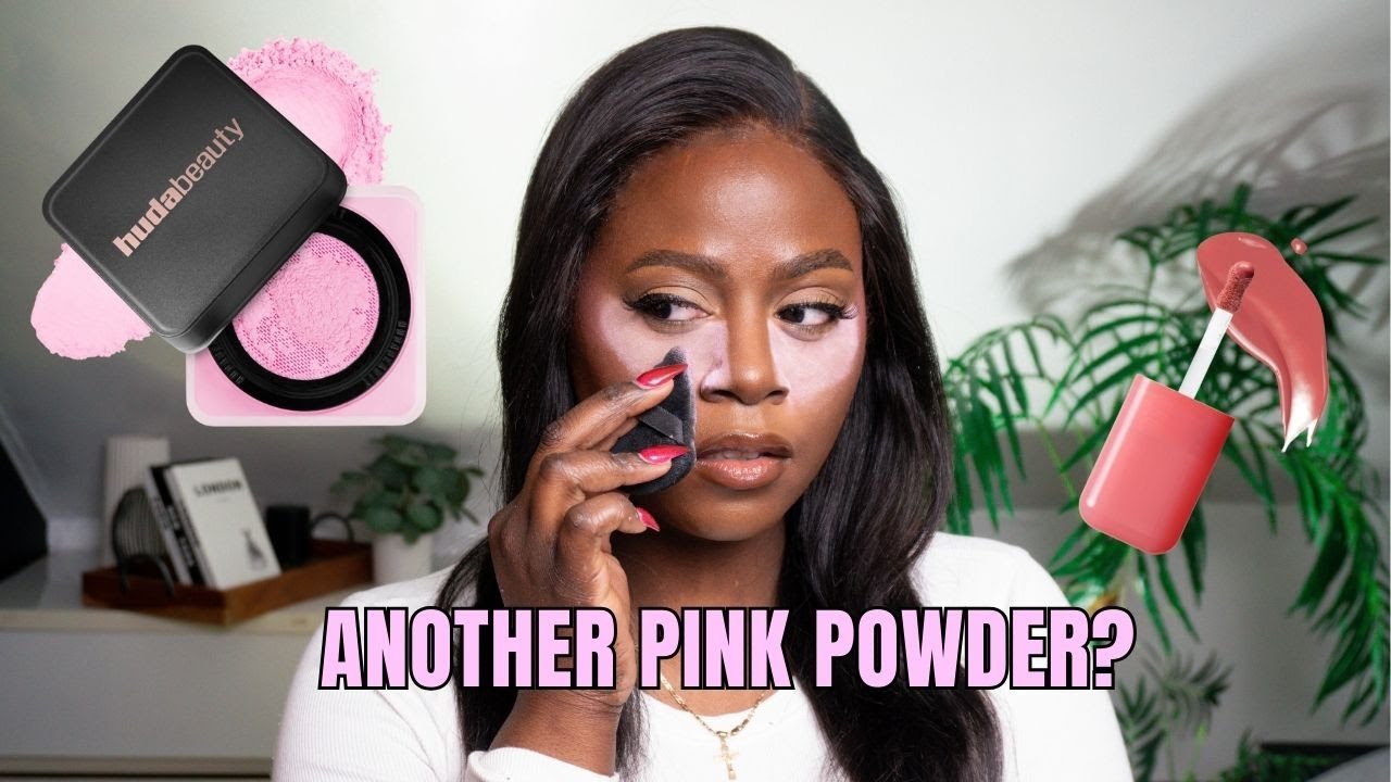 Huda Beauty Easy Bake Loose Setting Powder Ube | REVIEW - YouTube