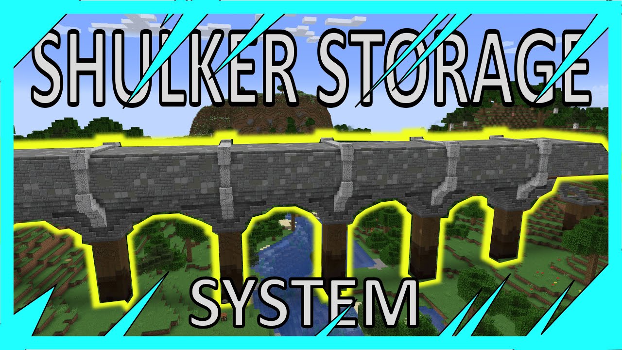 Ultimate Shulker Bulk Storage System - Minecraft: Episode 12 - YouTube