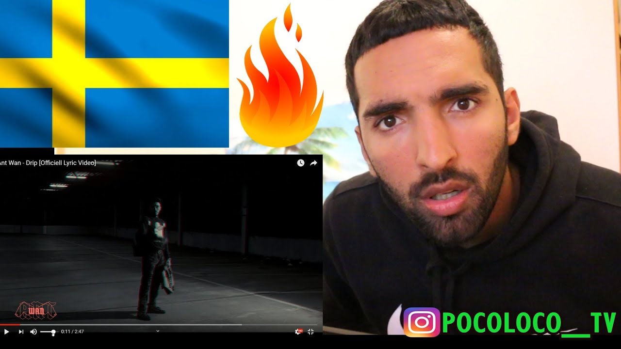 (REACTION) Ant Wan - Drip [Officiell Lyric Video] - YouTube