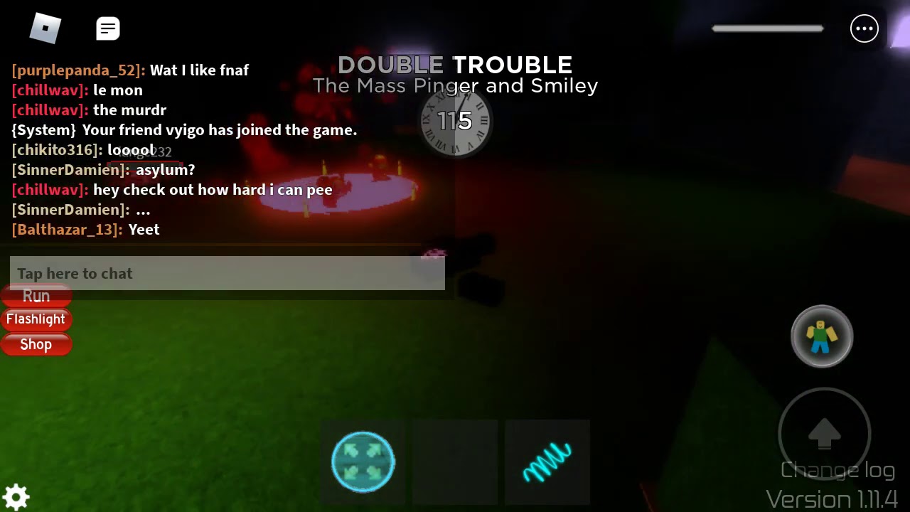 Roblox Midnight Horrors: The Mass Pinger and Smiley (video ruined by ...