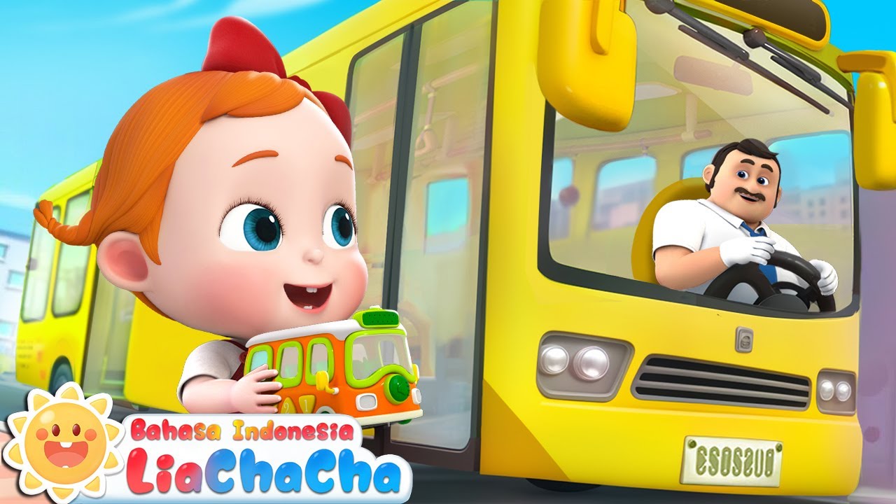 Anak-anak Naik Bus | Lagu Anak-anak Bus 🚌 | Roda di Bis | Lagu Lucu ...