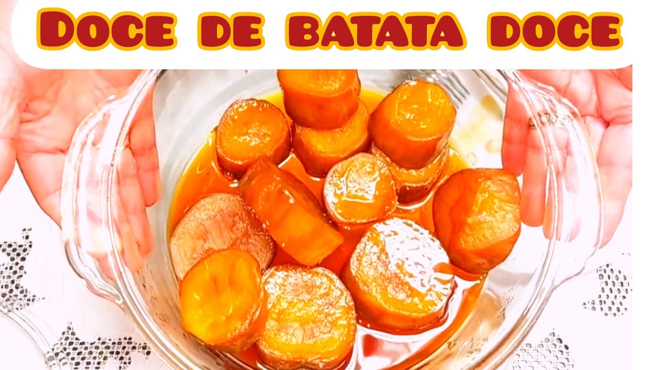 COMO FAZER DOCE DE BATATA DOCE EM PEDAÇOS COM DICA ESPECIAL NO FINAL ...