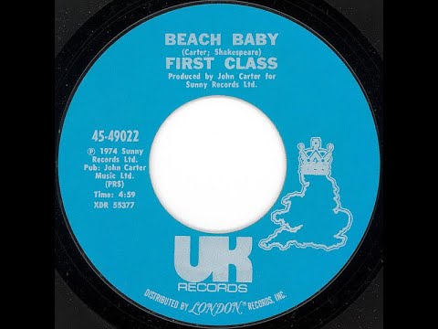 Beach Baby - First Class - YouTube