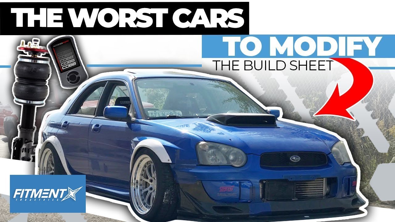 Worst Types of Cars to Modify | The Build Sheet - YouTube