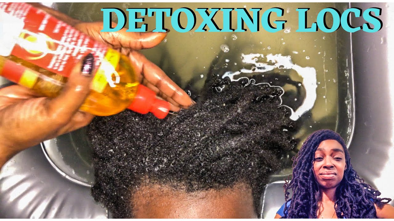 Detoxing Locs with Creme Of Nature Apple Cider Vinegar | Vlog ...