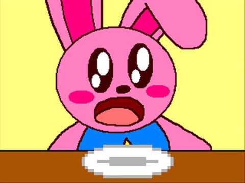 Bunny Kirby Eating Cake Already is Fart to Pingas Meme - YouTube