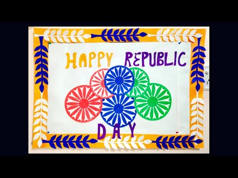 Republic day decoration | Republic day Display Board Idea | Republic ...