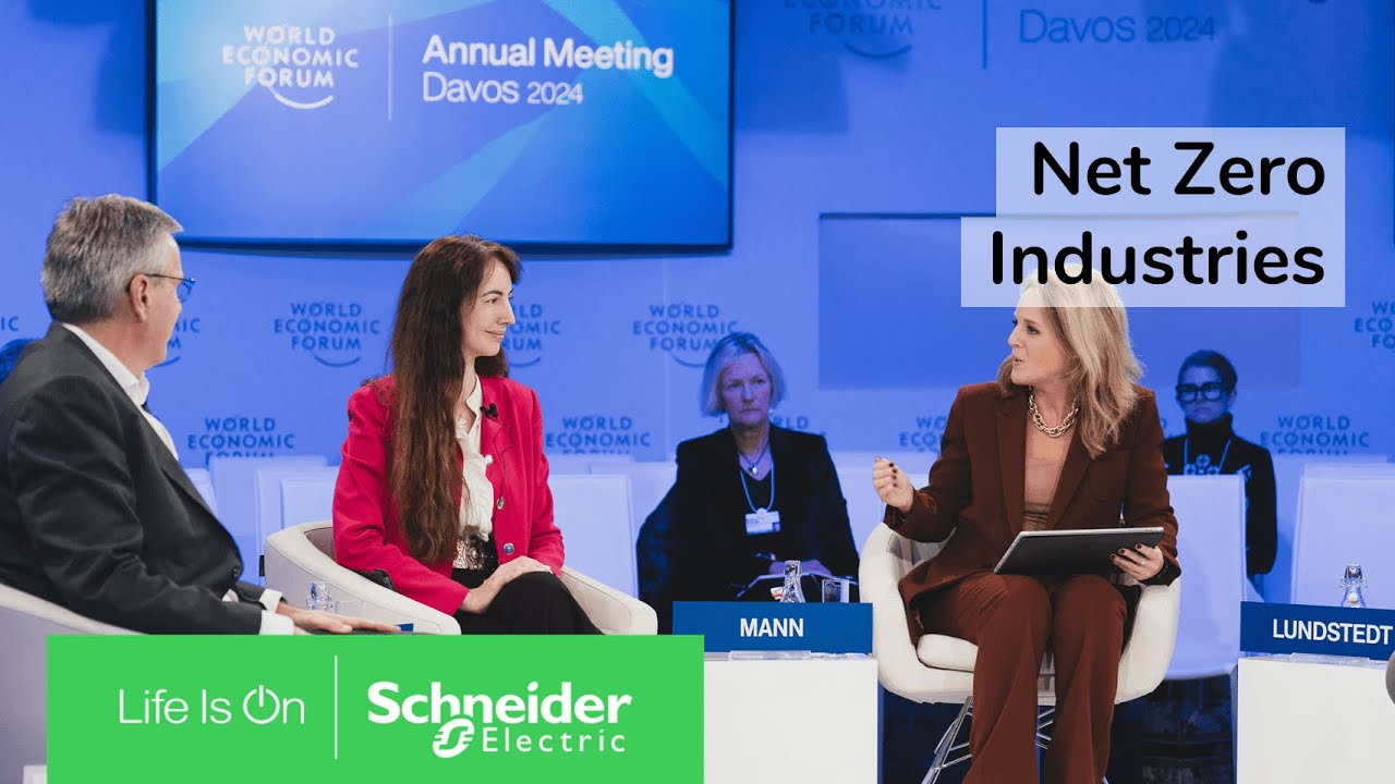 Davos 2024: Net Zero Industries | Schneider Electric - YouTube