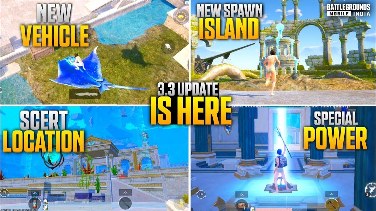Bgmi 3.3 Update Atlantic Mode Gameplay 🔥 Best Update Ever In Bgmi - YouTube