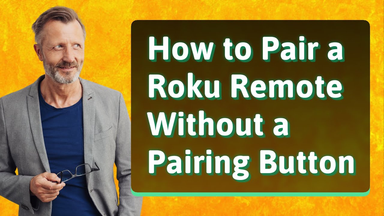 How to Pair a Roku Remote Without a Pairing Button - YouTube