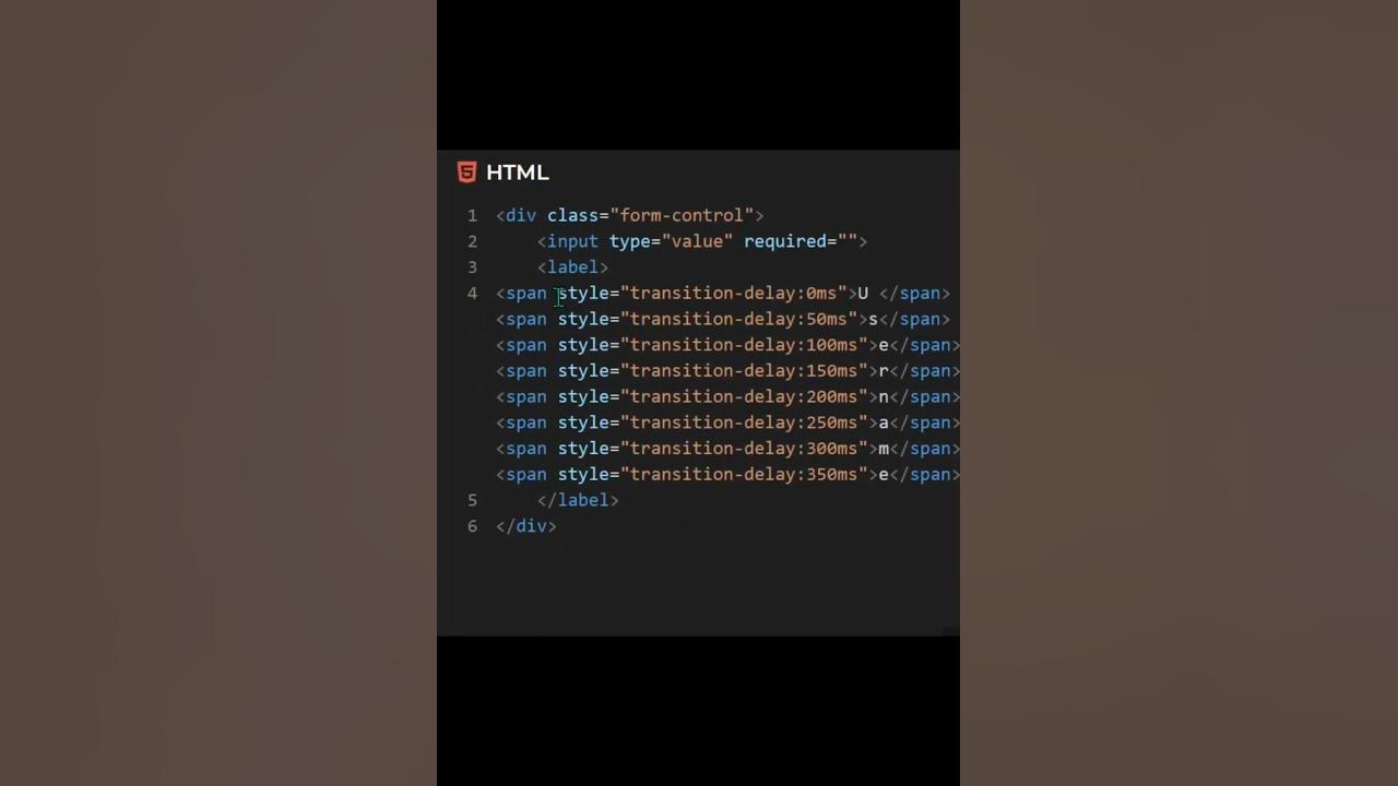 input animation with HTML5 and CSS3 || input label animation css3 || 2023 - YouTube