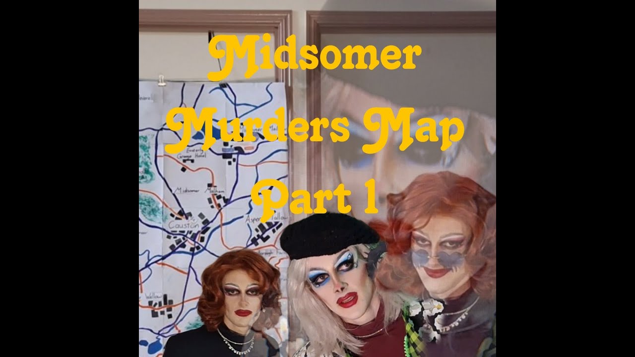 Midsomer Murders Map Part 1 - YouTube
