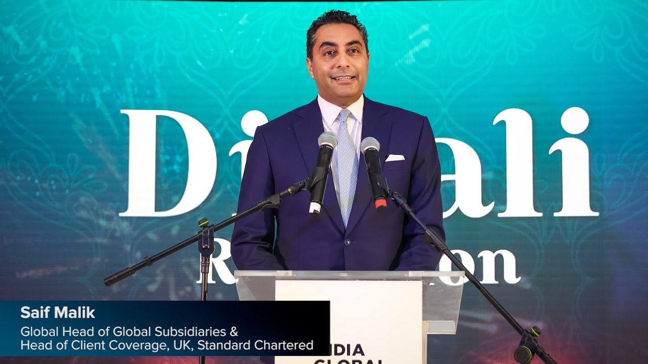 Saif Malik, Standard Chartered Bank UK - IGF Diwali Reception 2022 ...