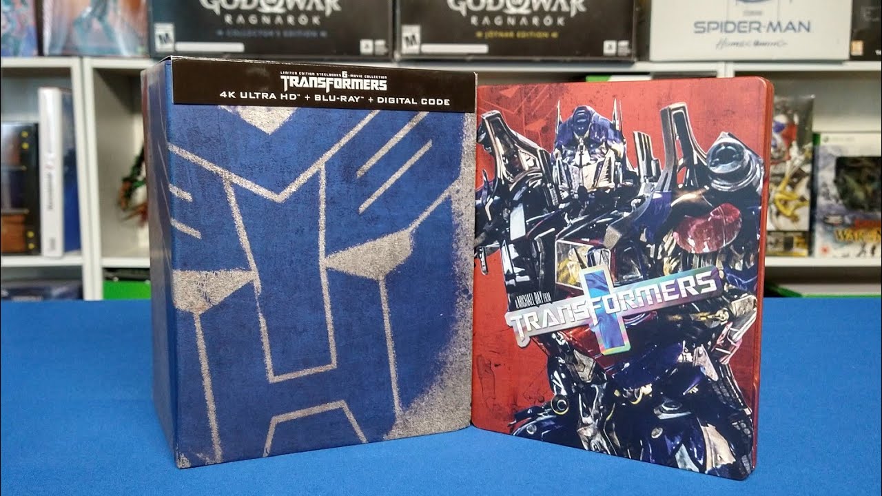 Transformers 4K Six Movie Steelbook Set Unboxing - YouTube
