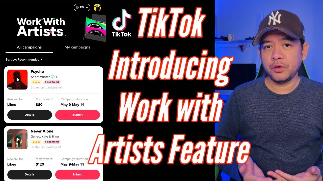 TikTok Introducing Work with Artists Feature - YouTube