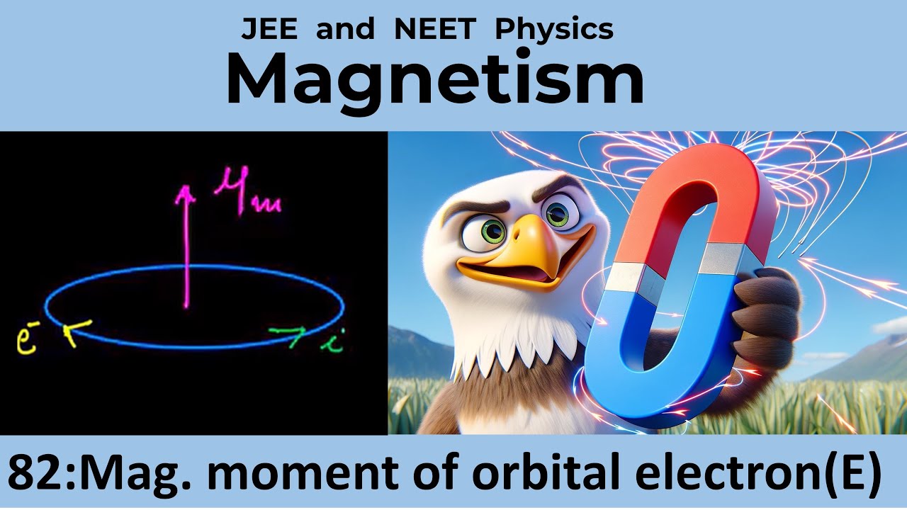 82. Magnetism | Magnetic moment of orbital electron - Example | IIT JEE ...