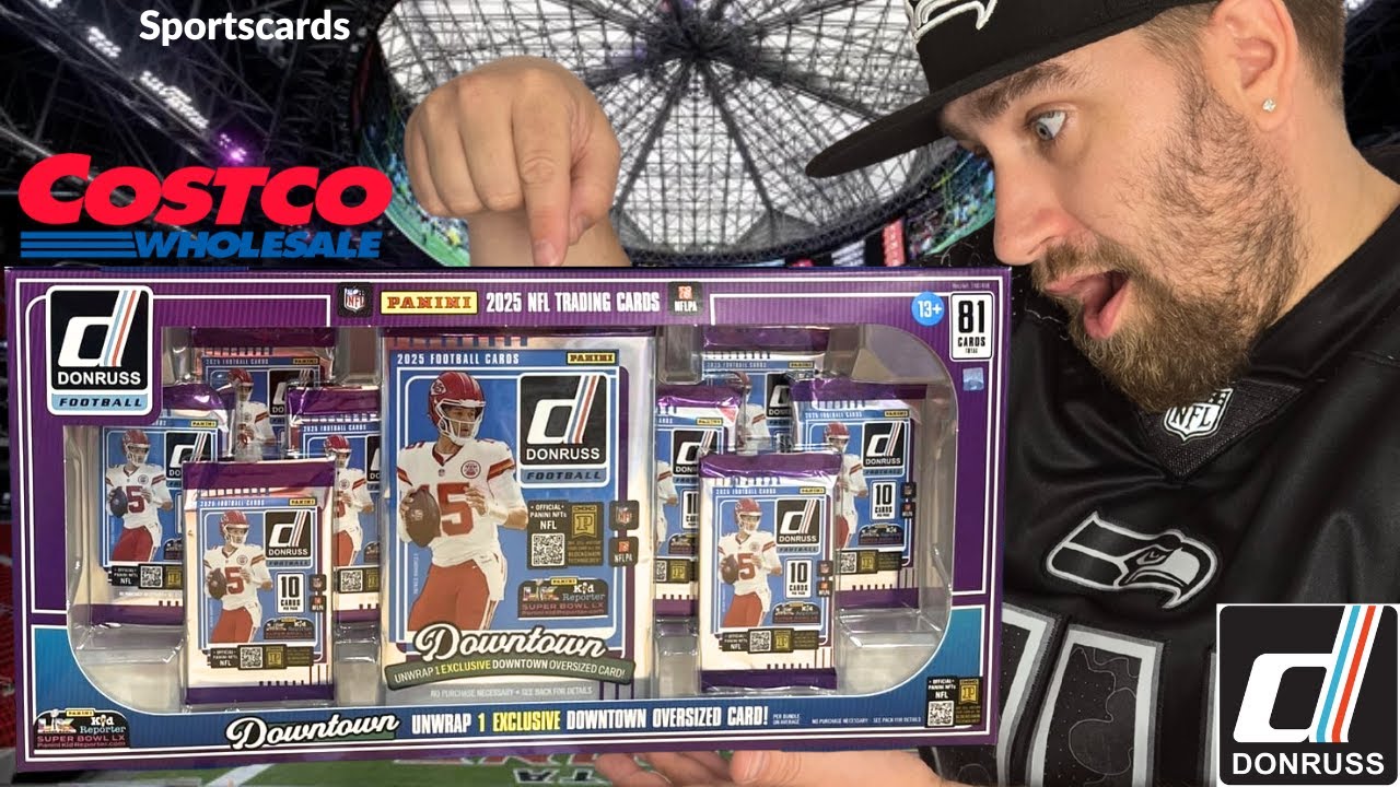 Costco Donruss football Sports cards box!!!... - YouTube
