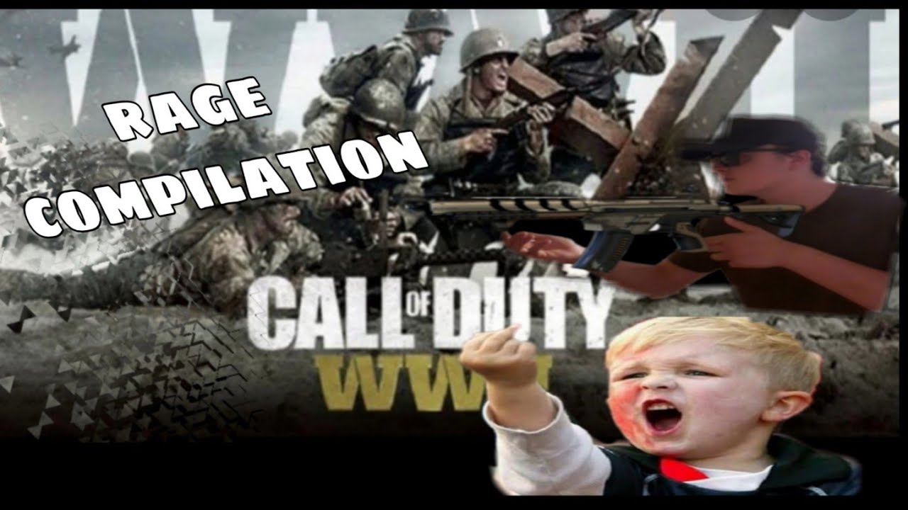 Cod ww2 rage compilation!!!!!!!! - YouTube