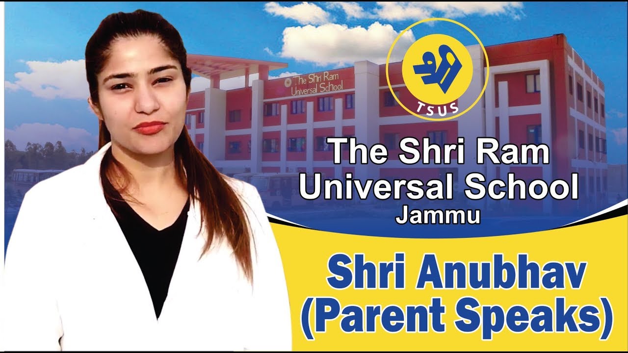 The Shri Ram Universal School Jammu - YouTube