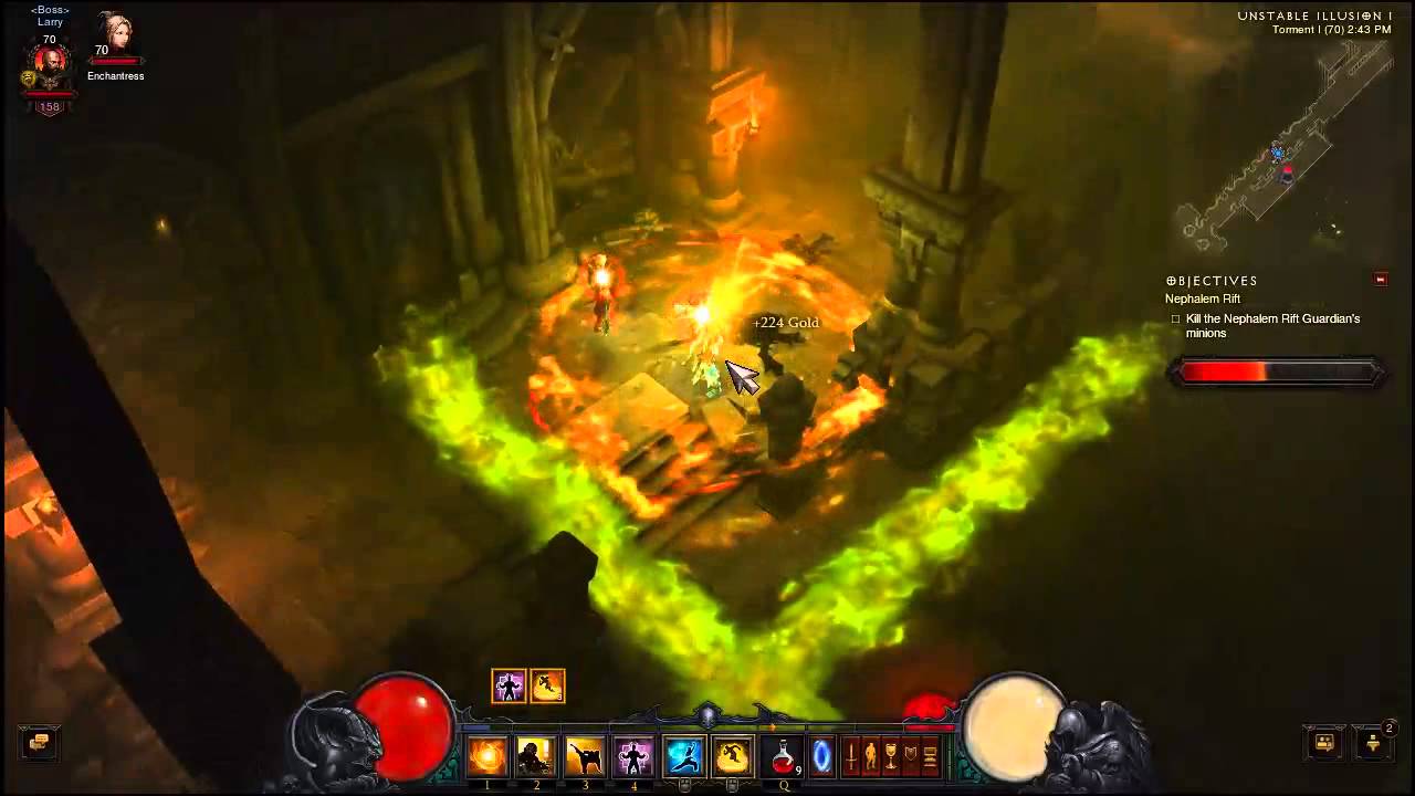 Diablo 3 ROS | AOE Fire Monk LTK/CW/SW Elemental Build | T1 Solo Rift ...