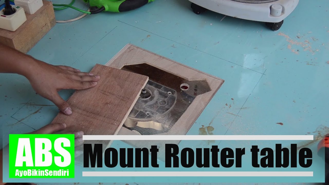 Mount Router Table - YouTube