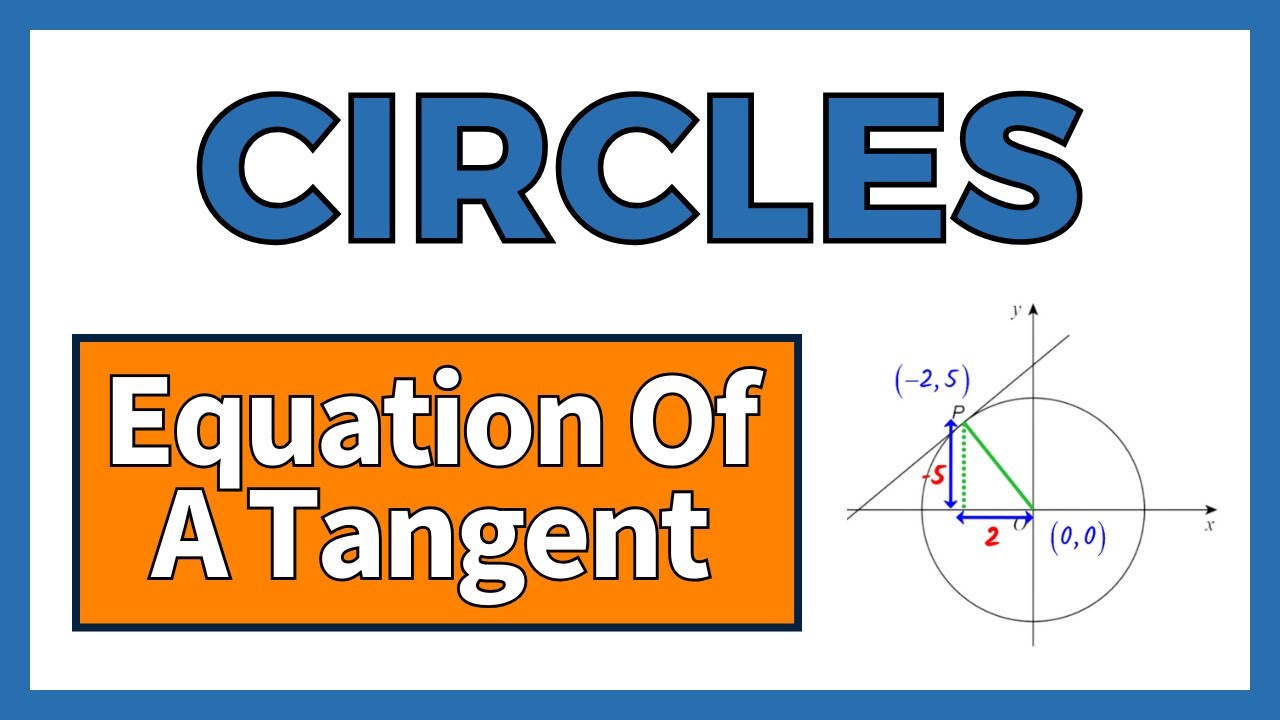Equation Of A Tangent To A Circle GCSE Maths The Online Maths Tutor