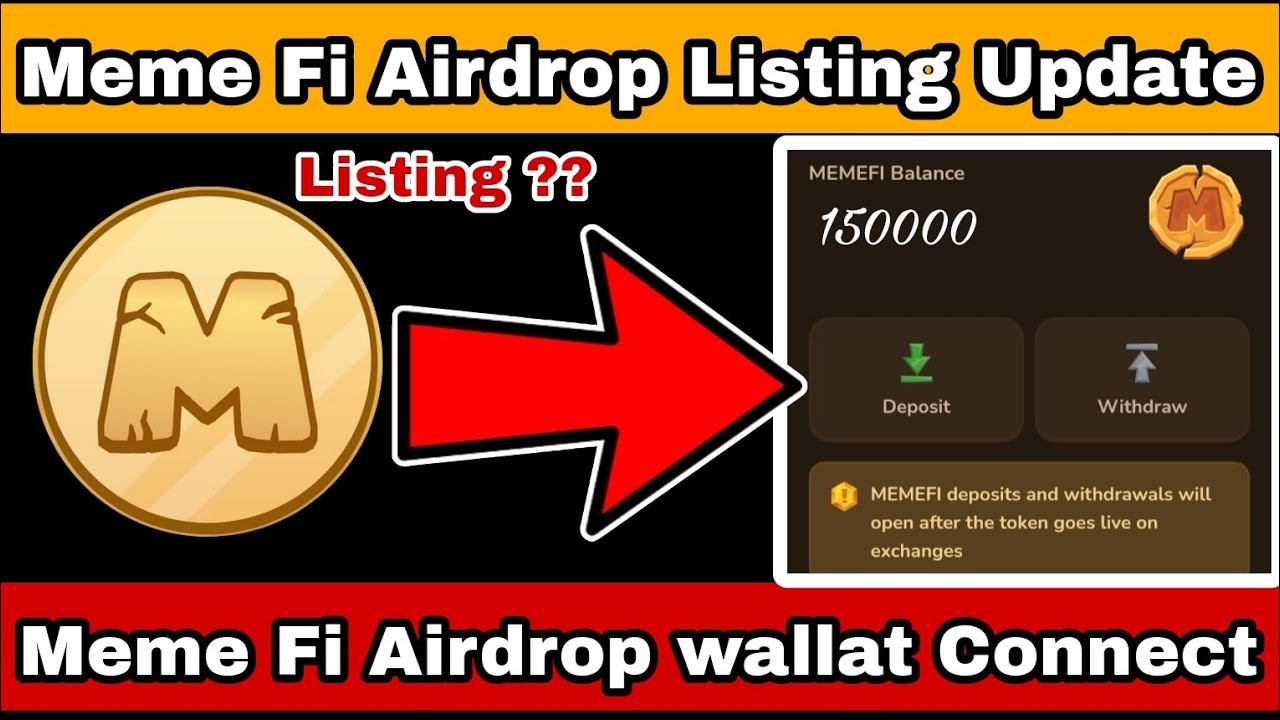 Meme Fi Airdrop & Listing Update | Meme Fi Wallat Submission | Meme Fi ...
